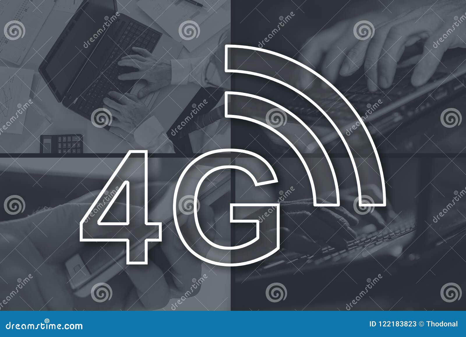 Concept of 4g network stock image. Image of icon, connection - 122183823