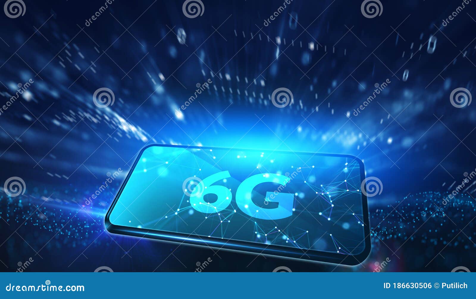 The Concept of 6G Network, High-speed Mobile Internet, New Generation ...