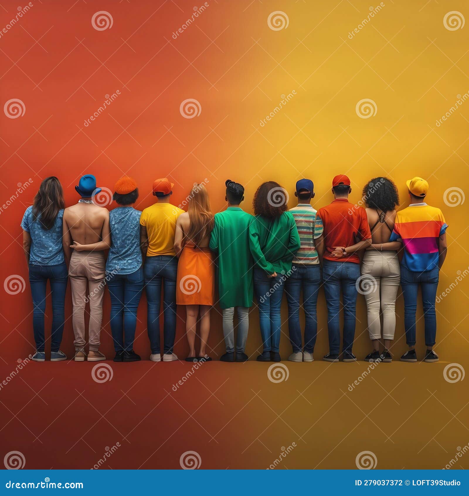 2concept_of_gender_equality Stock Illustration - Illustration of ...