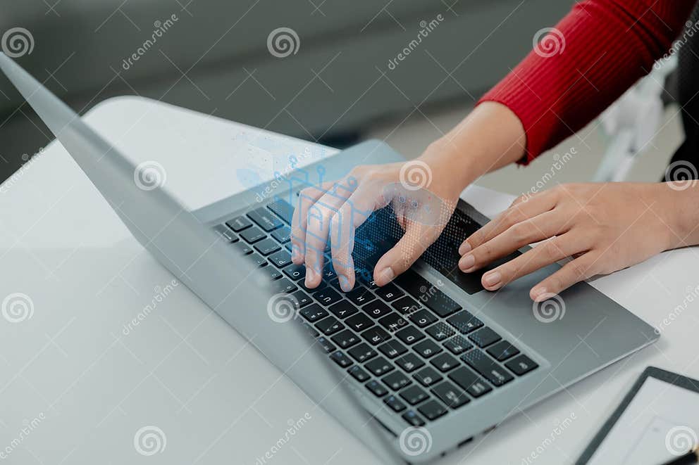 The Concept of Generative AI, Inputting Commands To AI To Create a Set ...