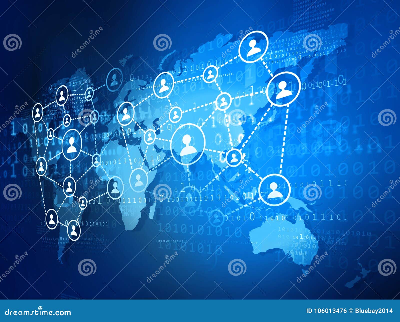 Global business network stock illustration. Illustration of globe ...