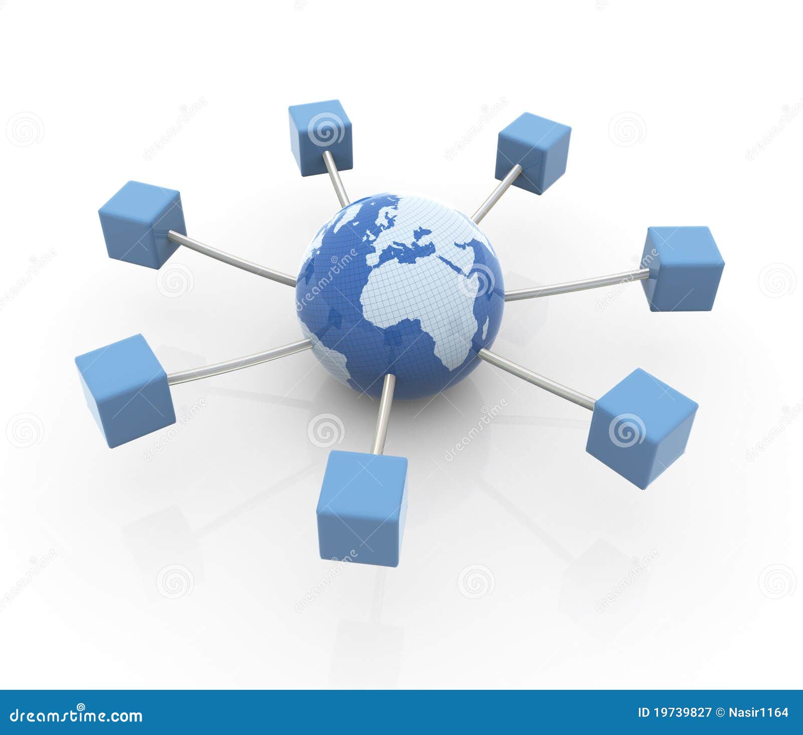 Concept of Global Communication Stock Illustration - Illustration of ...