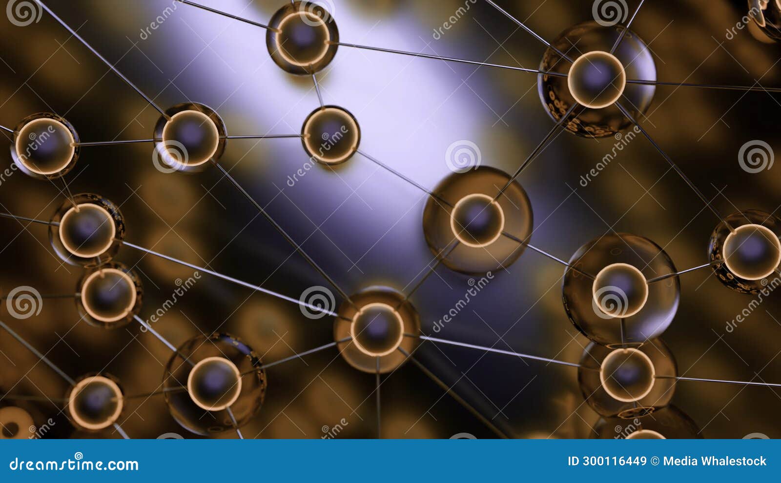 Concept of Global Communication and Network. Design. Spinning Field of ...