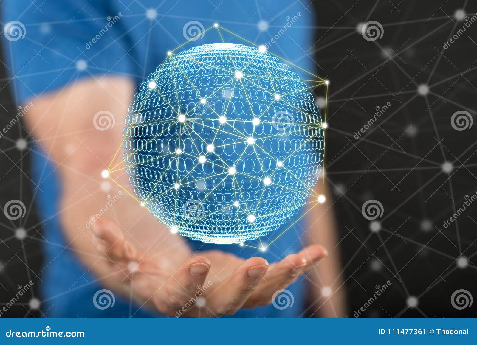 Concept of Global Connection Stock Image - Image of connection, global ...