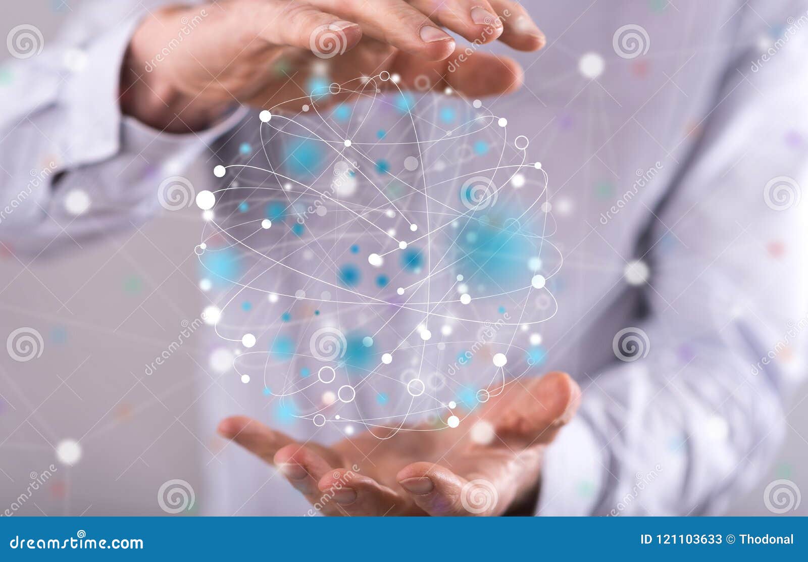 Concept of Global Connection Stock Image - Image of connections ...