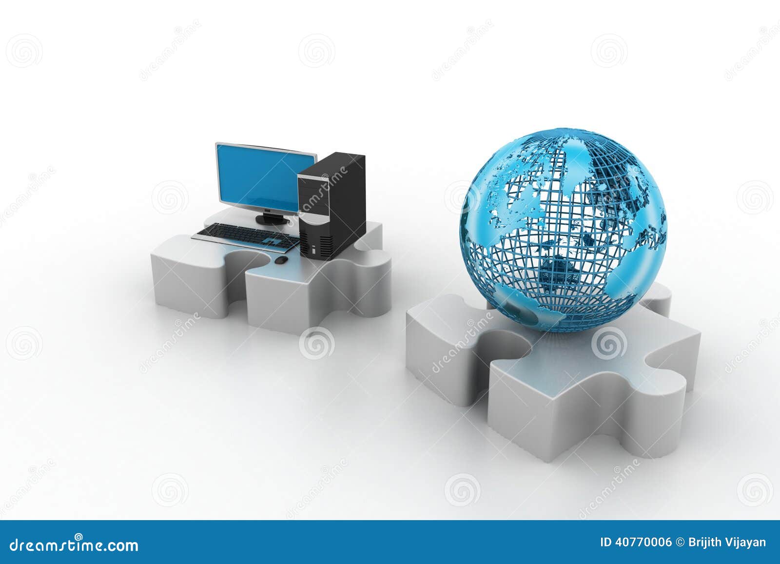 Concept of Global Connection Stock Illustration - Illustration of ...