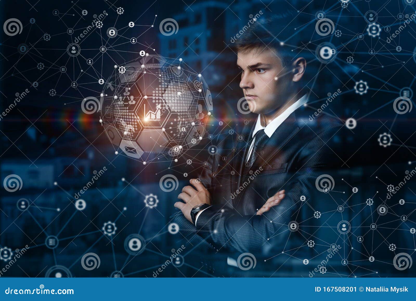 Concept of Global Enterprises Stock Image - Image of communication ...