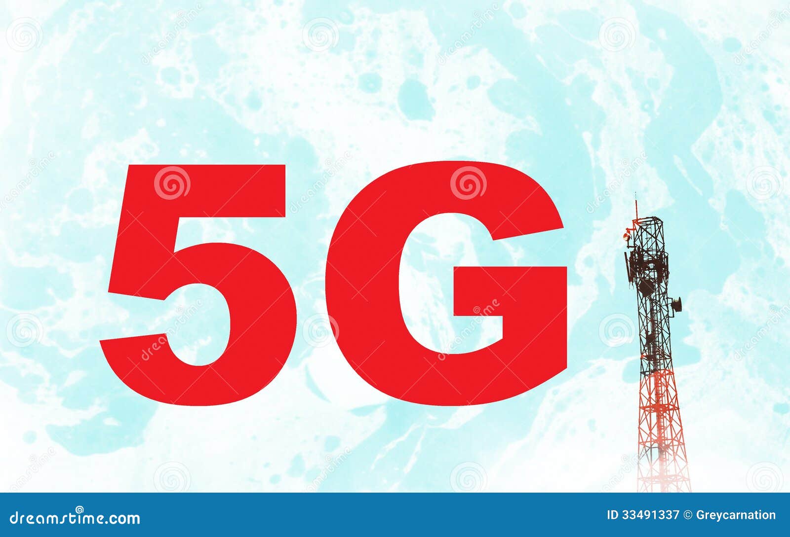 Concept for global 5G stock illustration. Illustration of concept ...