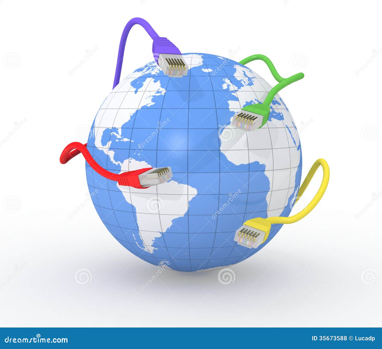Concept of global network stock illustration. Illustration of earth ...