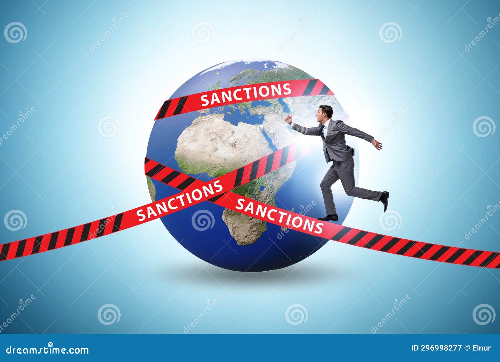 Concept of Global Political and Economic Sanctions Stock Image - Image ...