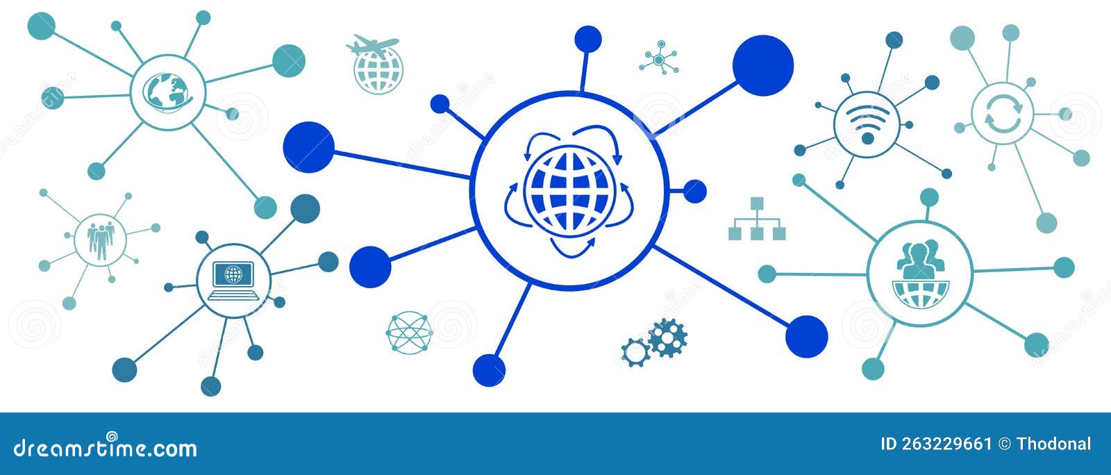 Concept of globalization stock illustration. Illustration of ...