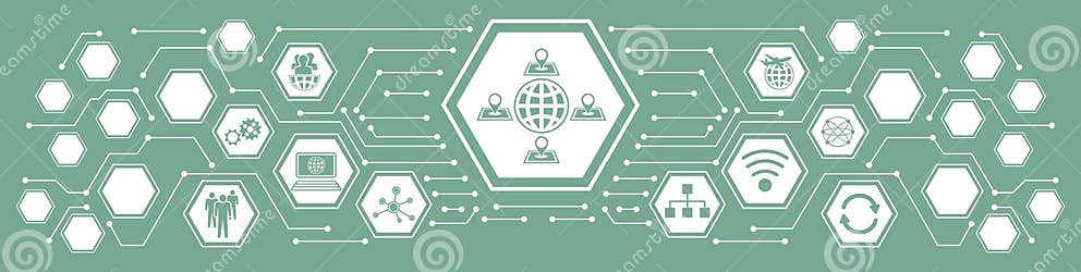 Concept of globalization stock illustration. Illustration of ...