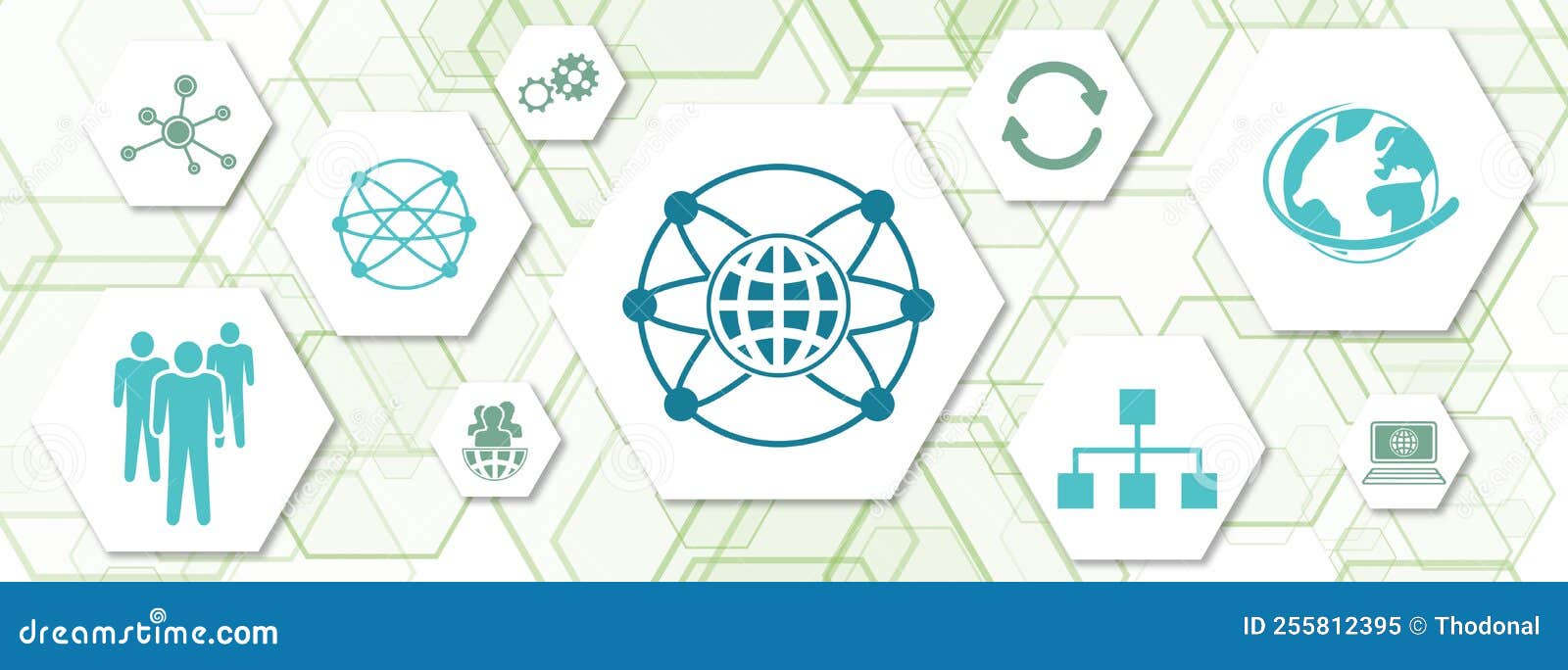 Concept of globalization stock illustration. Illustration of economy ...