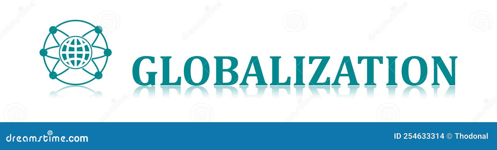 Concept of globalization stock illustration. Illustration of network ...