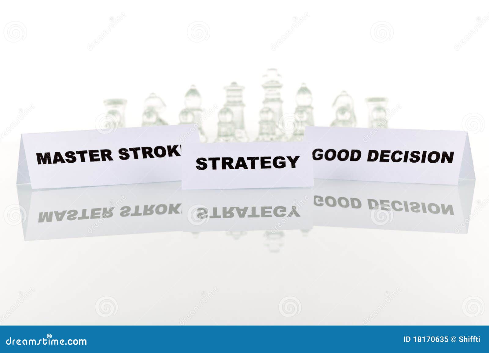 The Concept of a Good Strategy. Stock Image - Image of activity, still ...