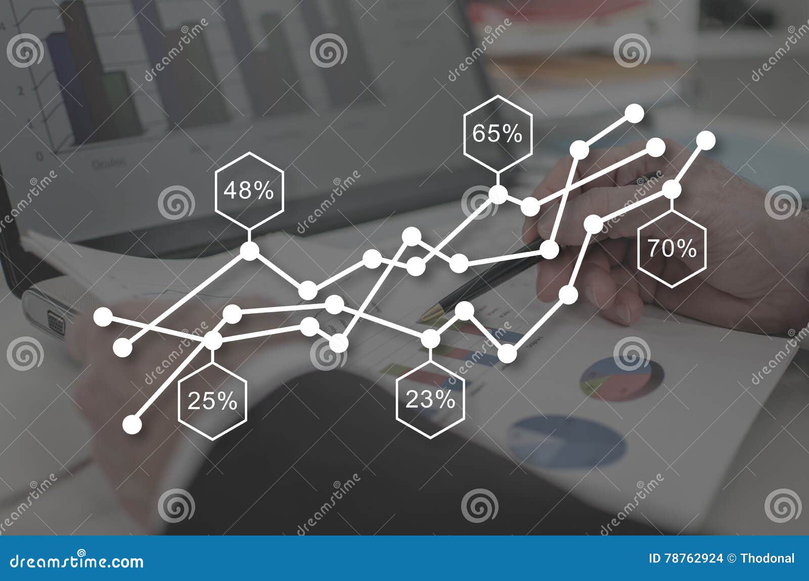 Concept of graph stock photo. Image of market, business - 78762924