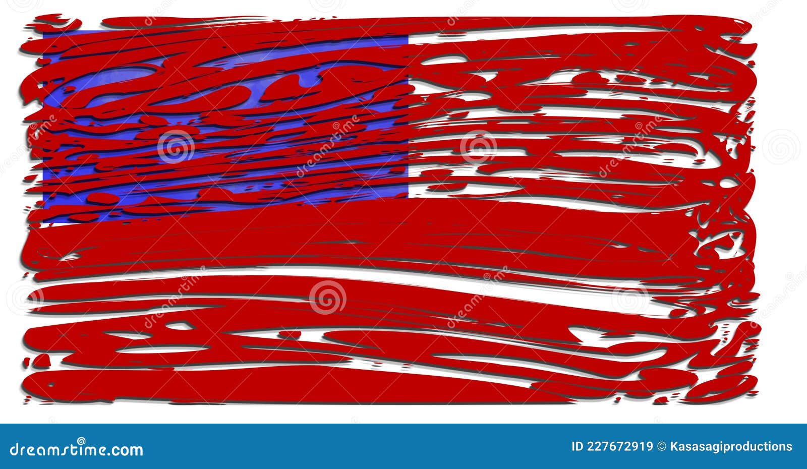 Concept Graphic Design of the United States Flag Stock Vector ...