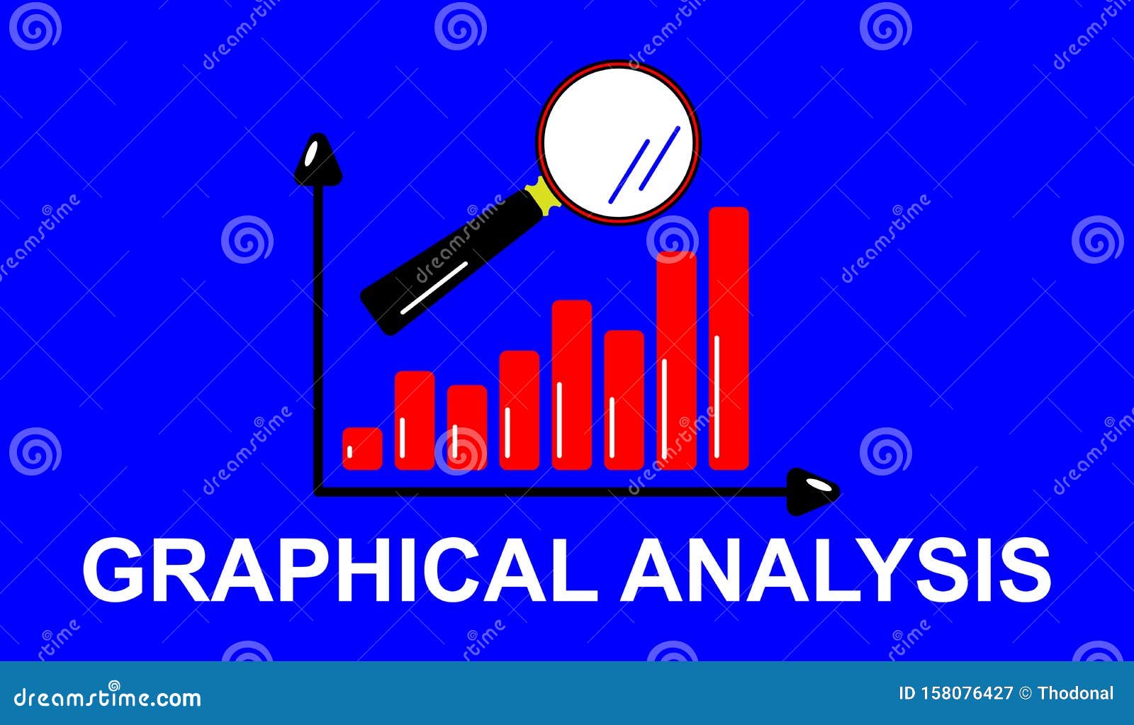 Concept of Graphical Analysis Stock Illustration - Illustration of ...