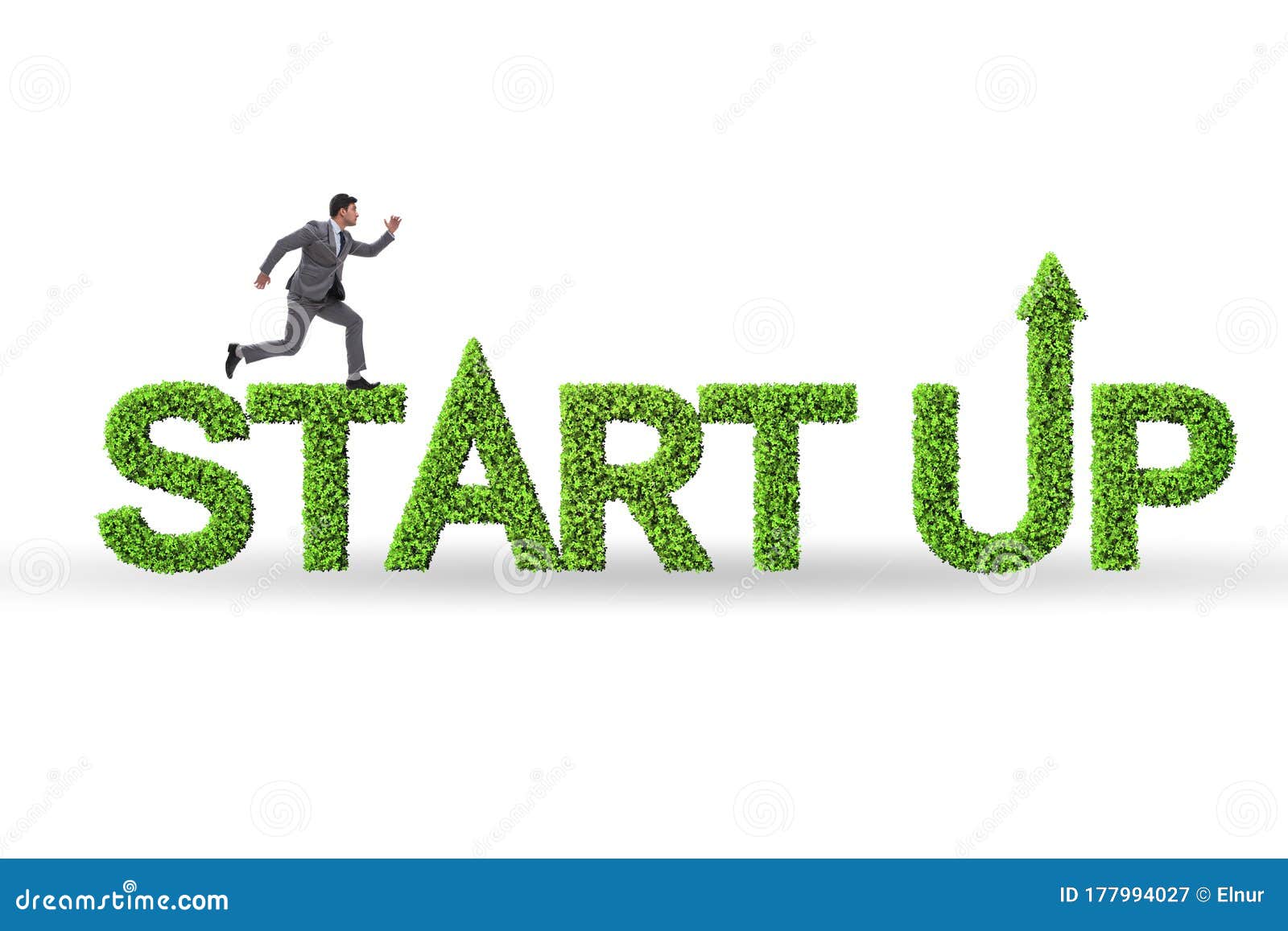 Concept of Green Start-up and Venture Capital Stock Image - Image of ...