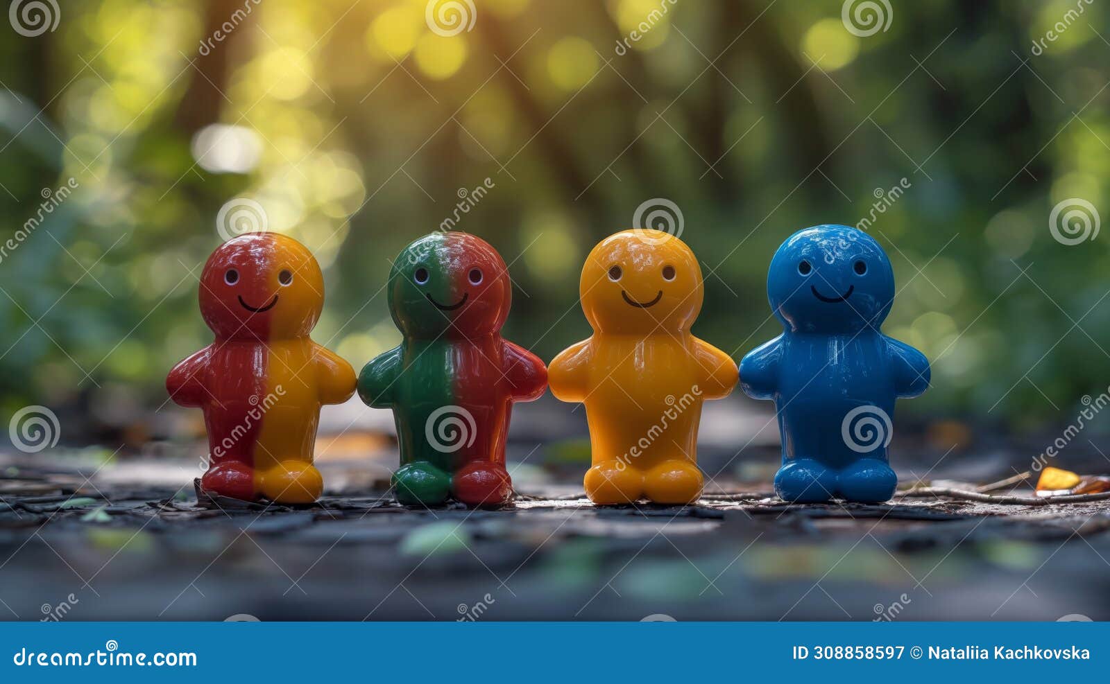 Colourful People Silhouette, Group Of Diversity Man Woman, Season Sale ...