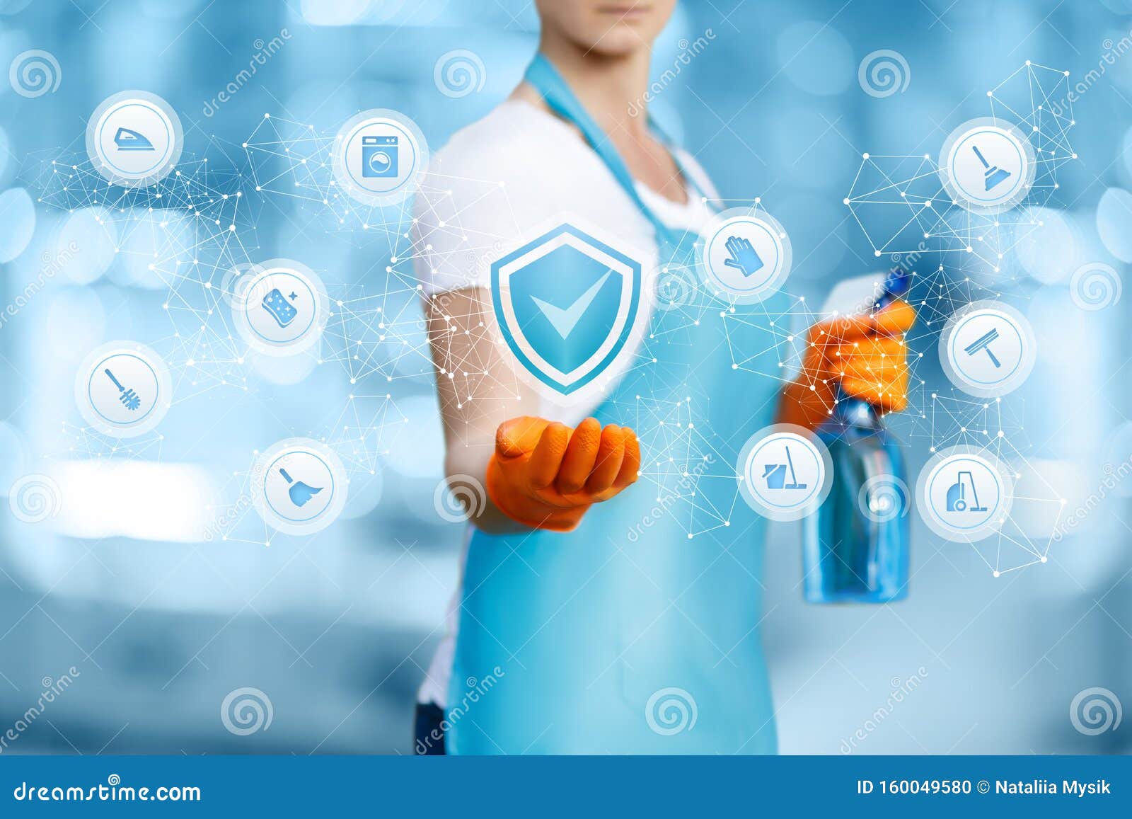 The Concept of a Guarantee of Quality Cleaning Stock Photo - Image of ...