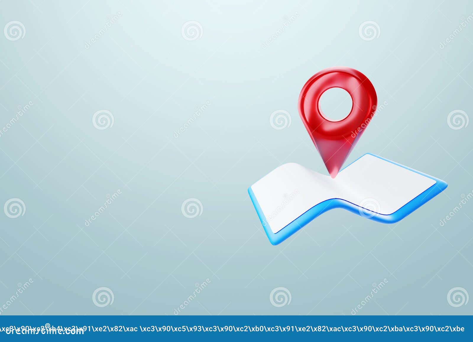 Concept Guidebook, Navigator. Red Map Location Symbol, Sign Or ...