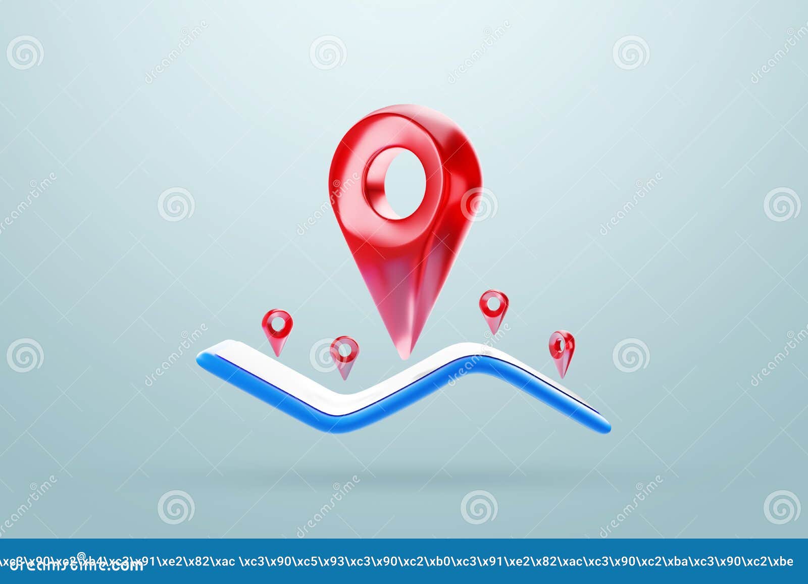 Concept Guidebook, Navigator. Red Map Location Symbol, Sign Or ...