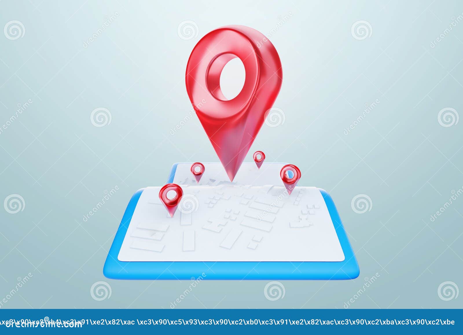 Concept Guidebook, Navigator. Red Map Location Symbol, Sign or ...