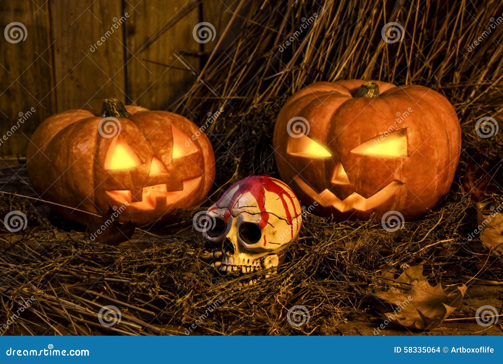 Concept Halloween. stock photo. Image of lantern, fear - 58335064