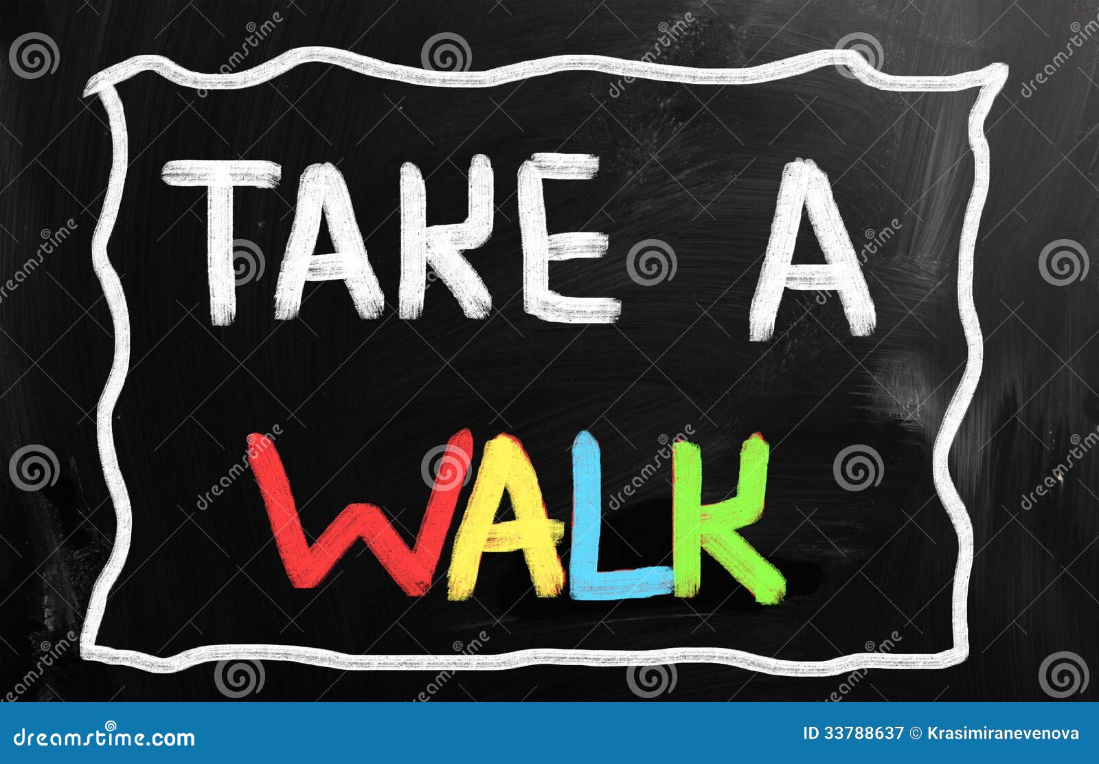 Concept Handwritten with Chalk Stock Illustration - Illustration of ...