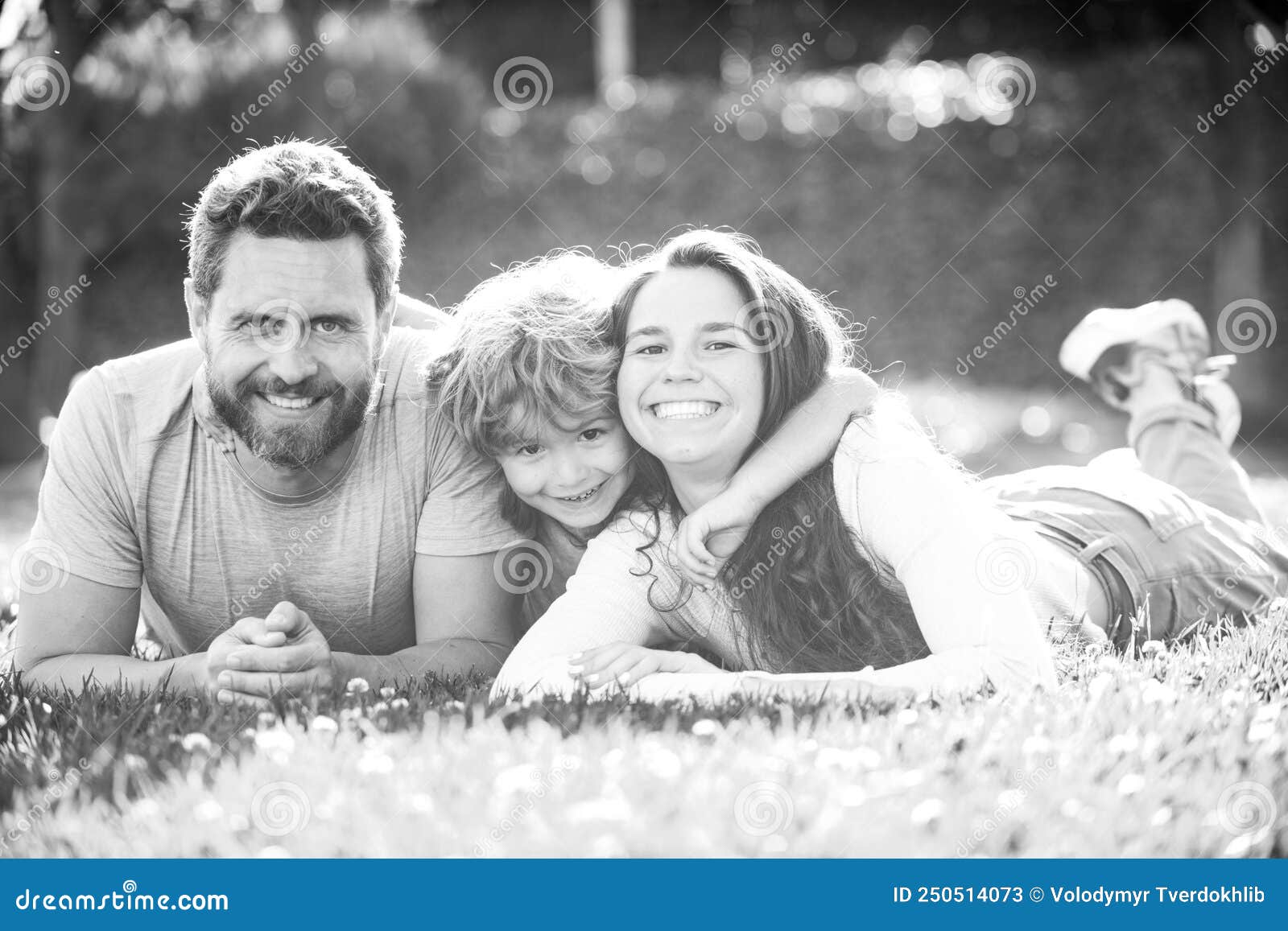 The Concept of a Happy Family Hugging and Embracing. Stock Image ...