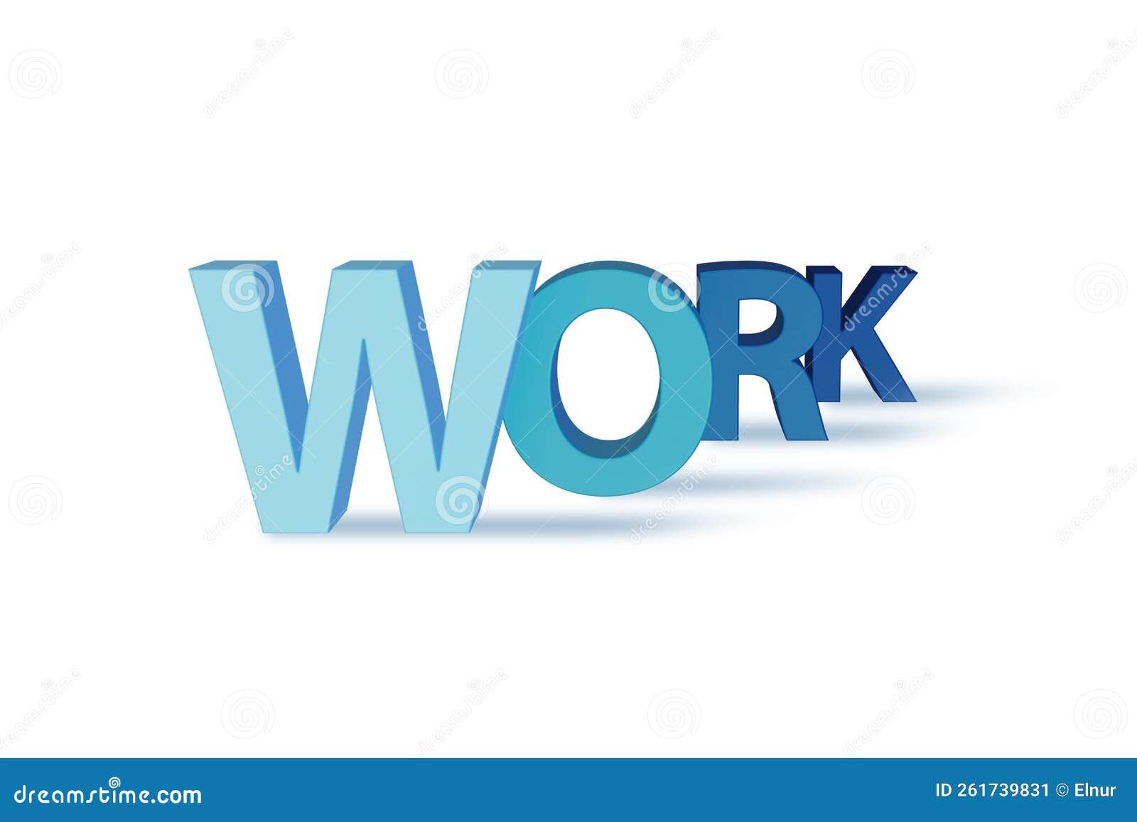 Concept of Hard Work with Letters Stock Image - Image of character ...
