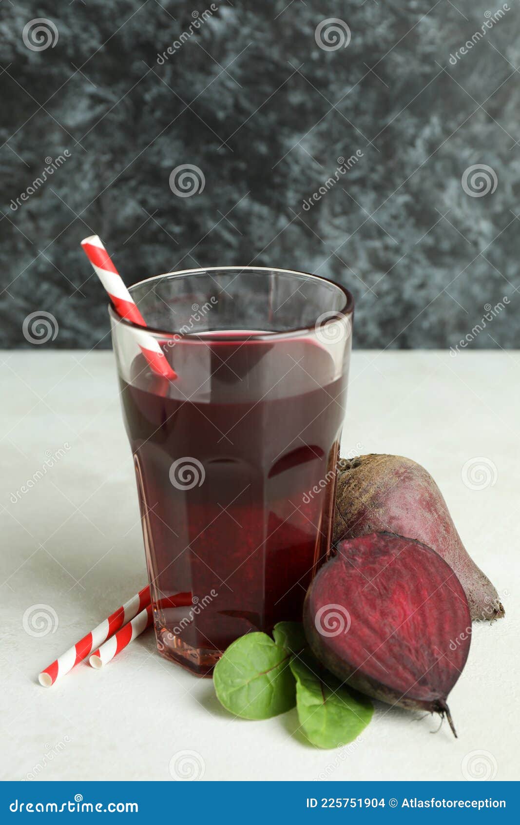 Concept of Healthy Drink with Beetroot Smoothie Stock Photo - Image of ...