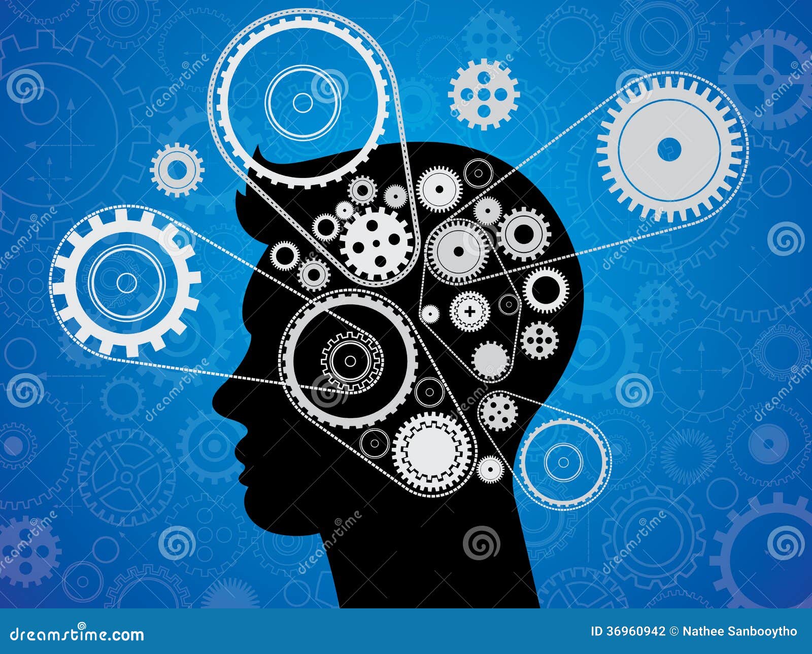 Concept Het Functioneren Van Het Menselijke Lichaam Vector Illustratie ...