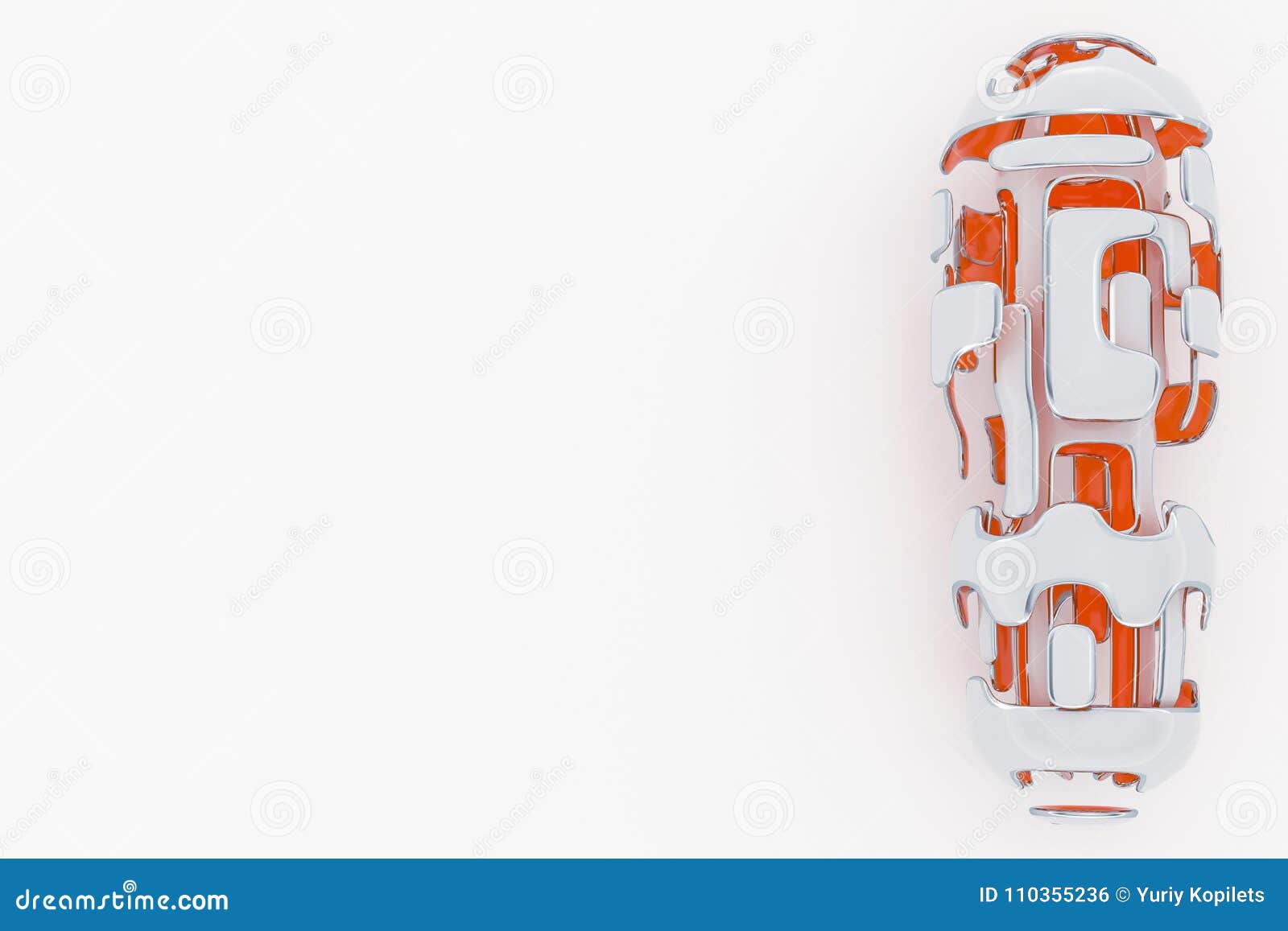 Concept of Hi-Tech Technology. 3D Rendering Abstarct Futuristick ...