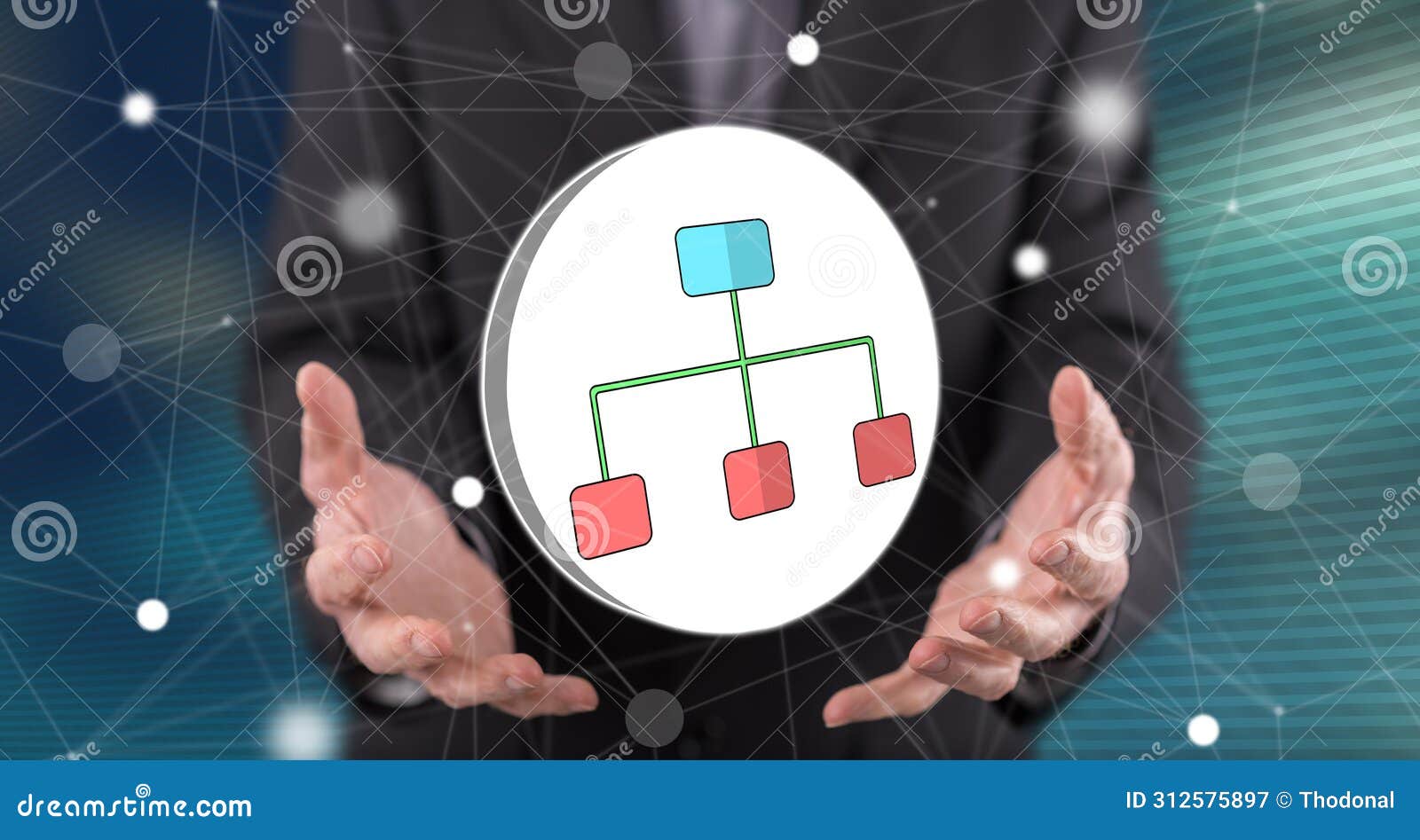 Concept of hierarchy stock image. Image of people, structure - 312575897