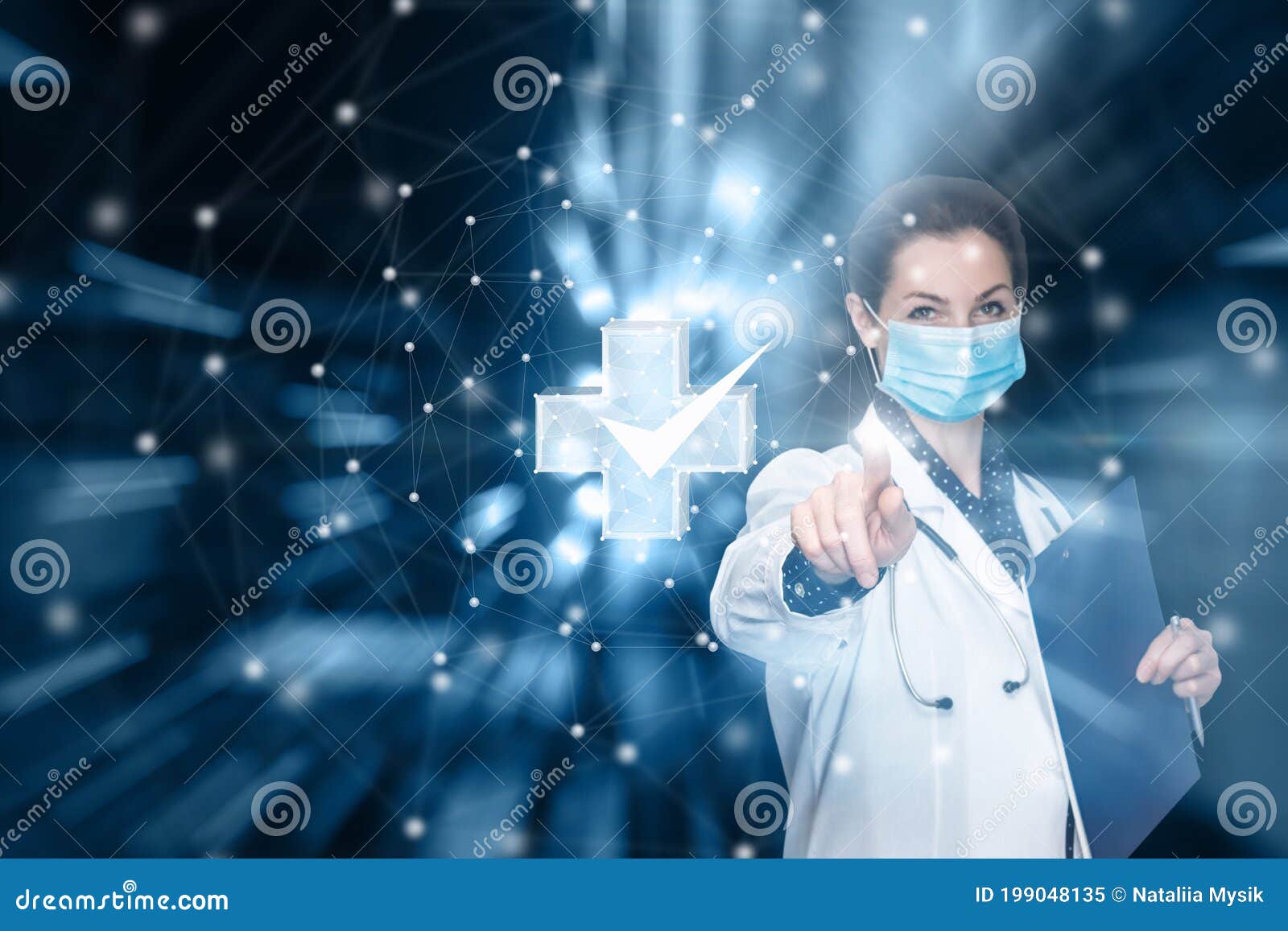 Concept of High-quality Performance of Medical Services Stock Image ...