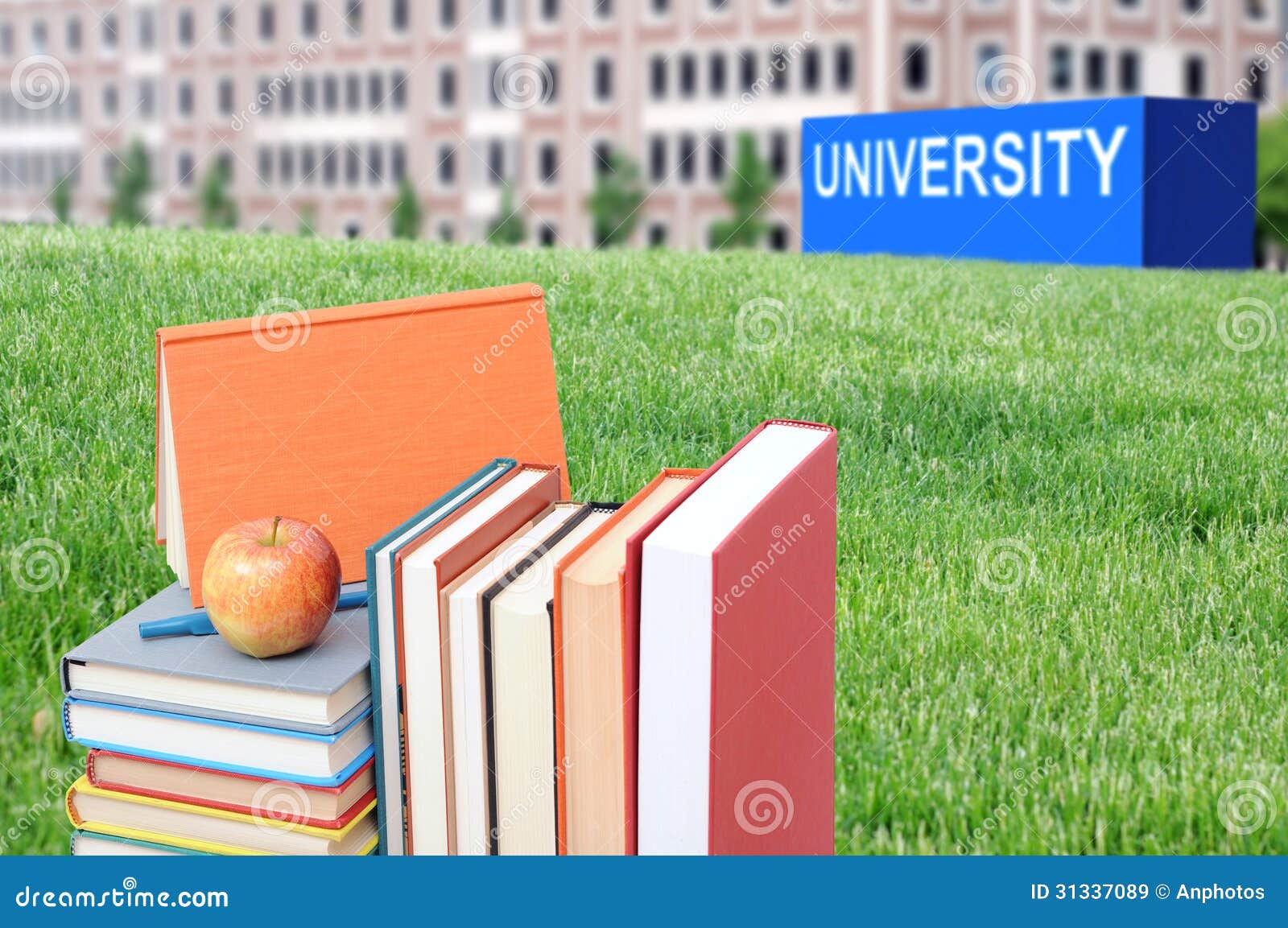 Concept of Higher Education Stock Image - Image of brick, blue: 31337089