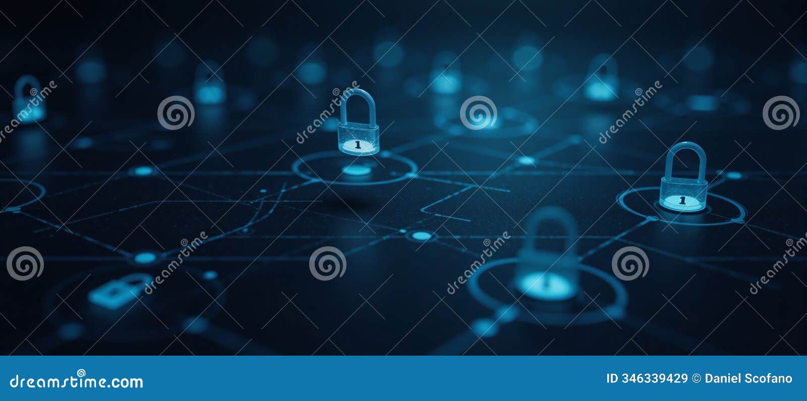 Hightech Digital Art Illustration Showcases an Abstract Encrypted ...