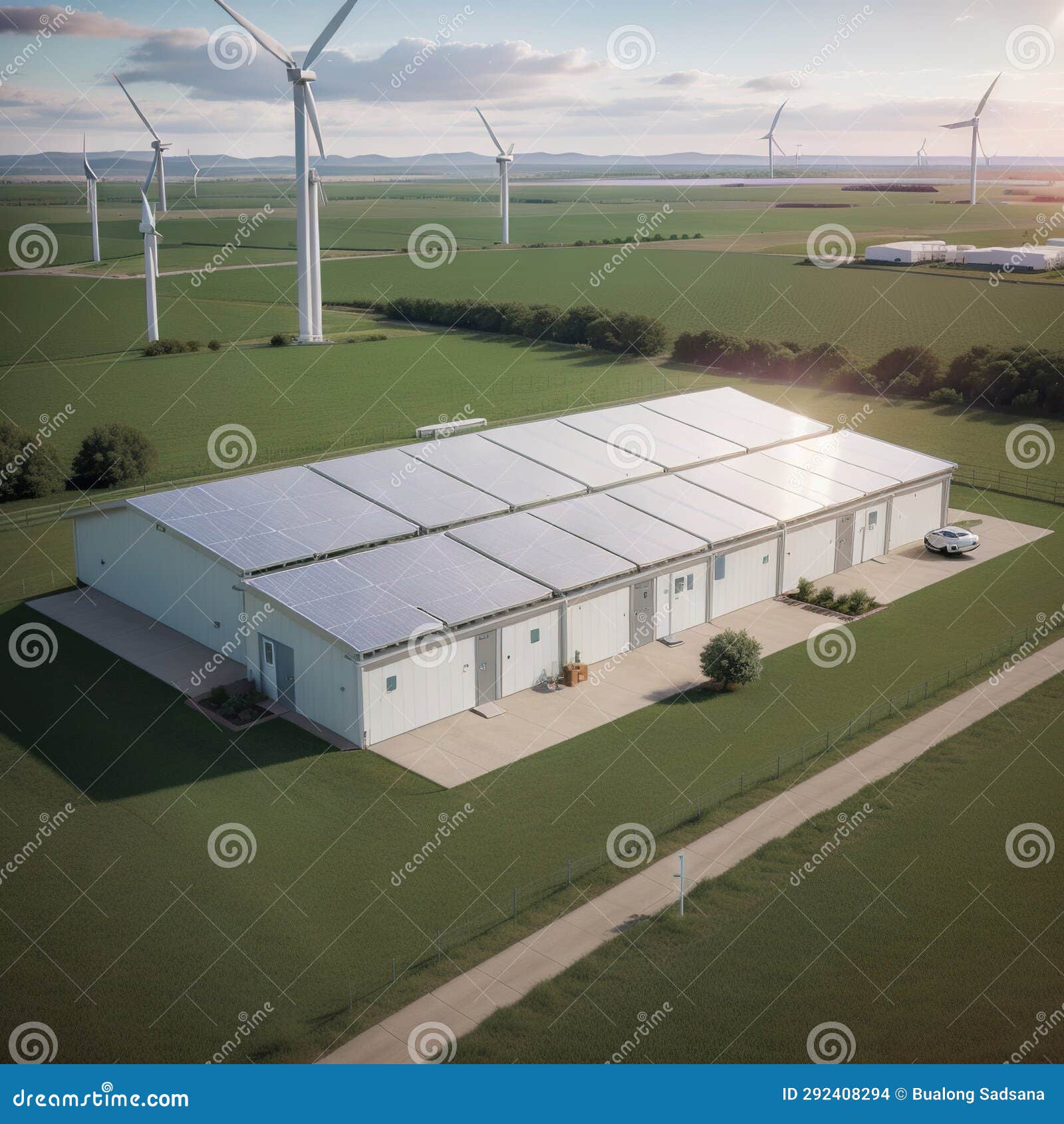 Solar Inverter Icon In Line Design, Green. Inverter, Solar, Energy ...