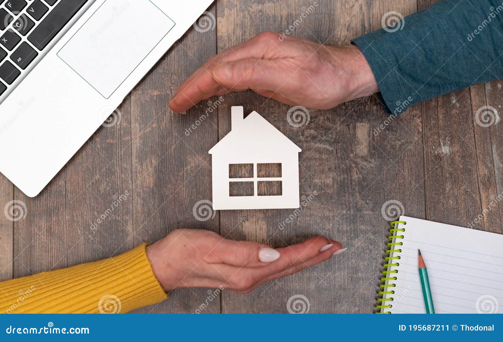 Concept of home insurance stock image. Image of home - 195687211