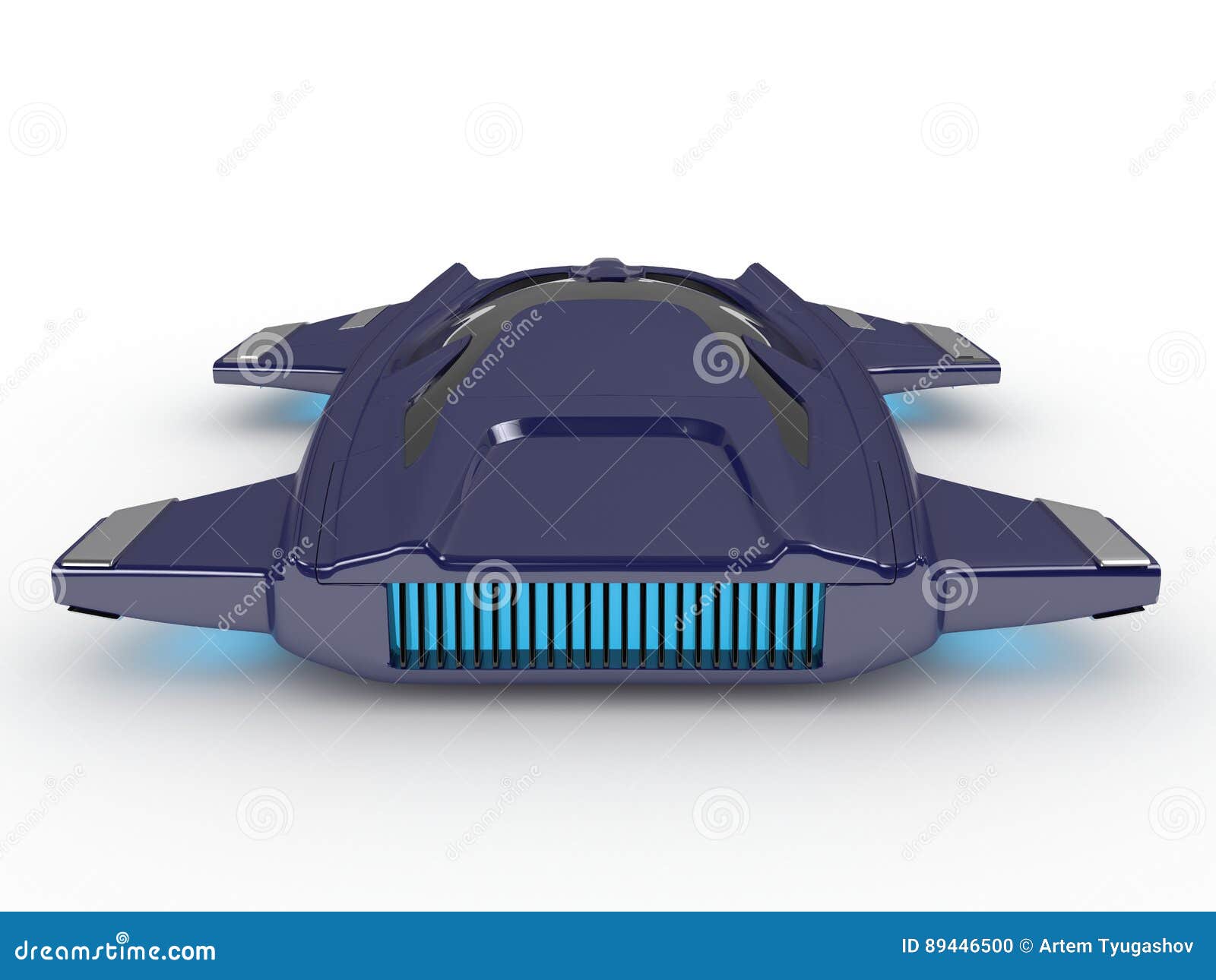 Concept Hover Car H3 Car Technology Stock Illustration - Illustration ...