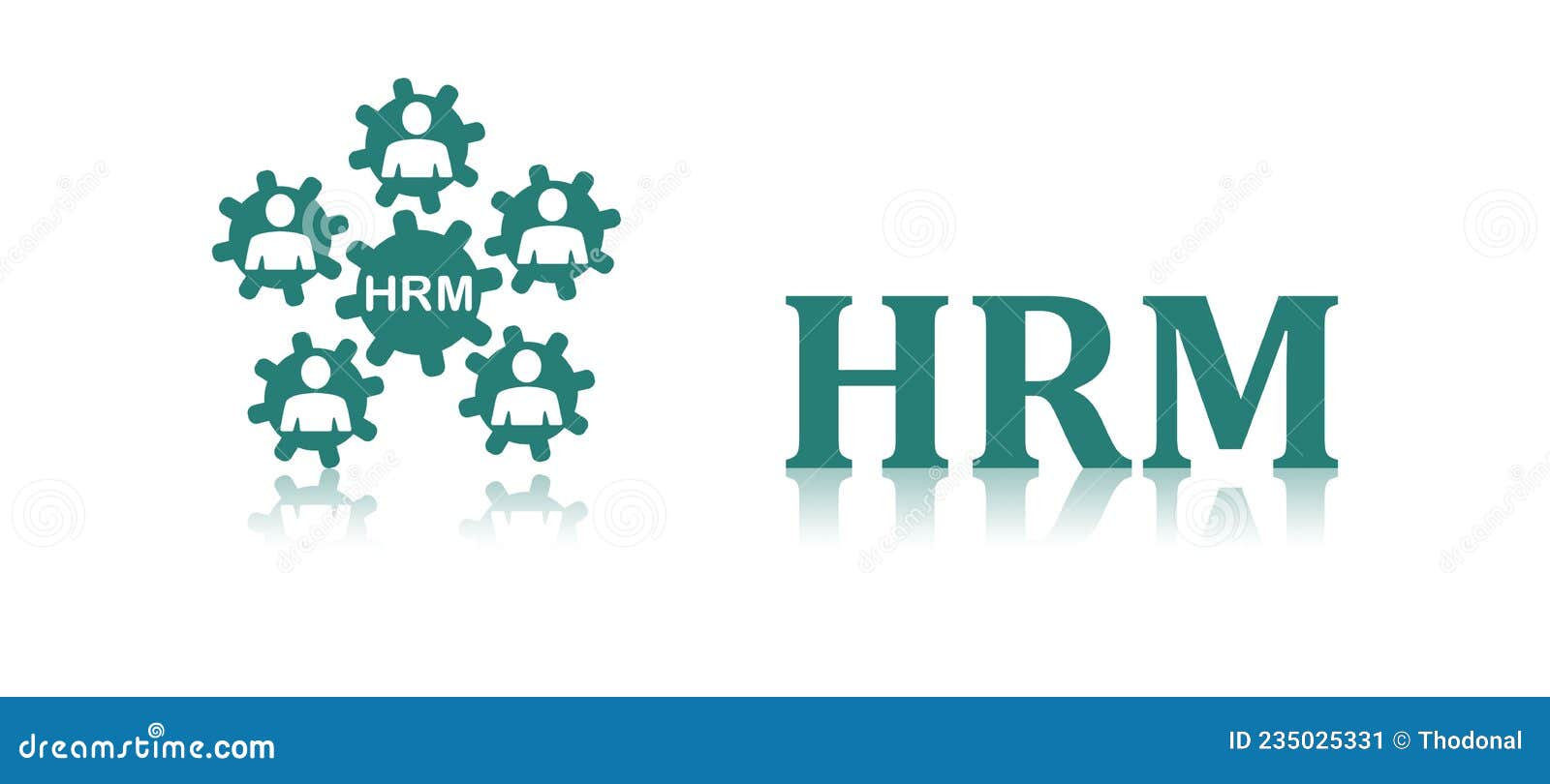 Concept of hrm stock illustration. Illustration of resource - 235025331