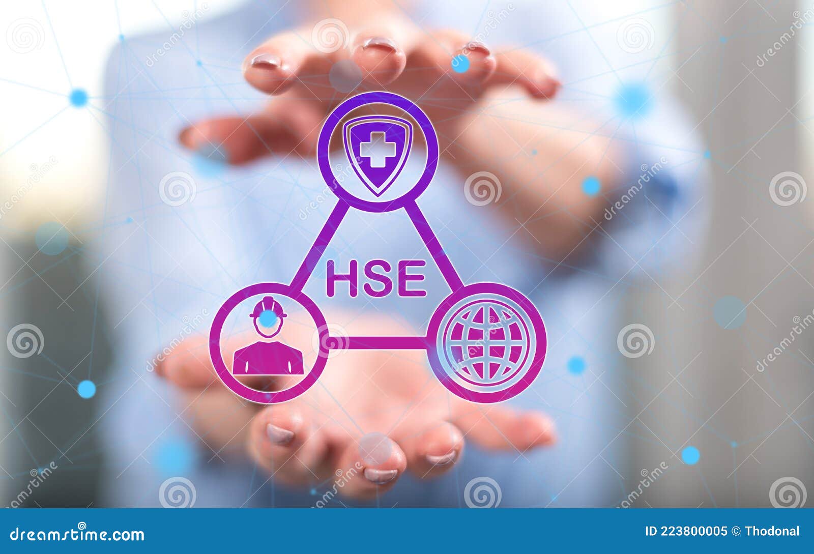 Concept of hse stock image. Image of notice, manufacturing - 223800005