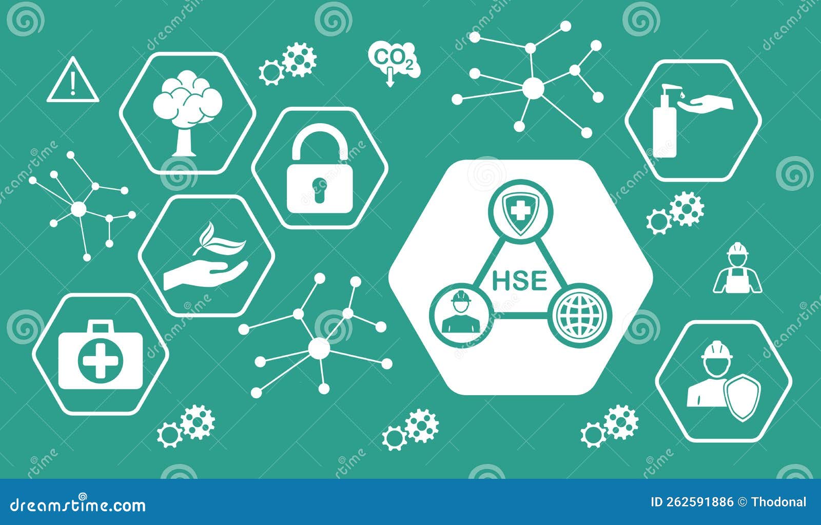 Concept of hse stock illustration. Illustration of responsibility ...