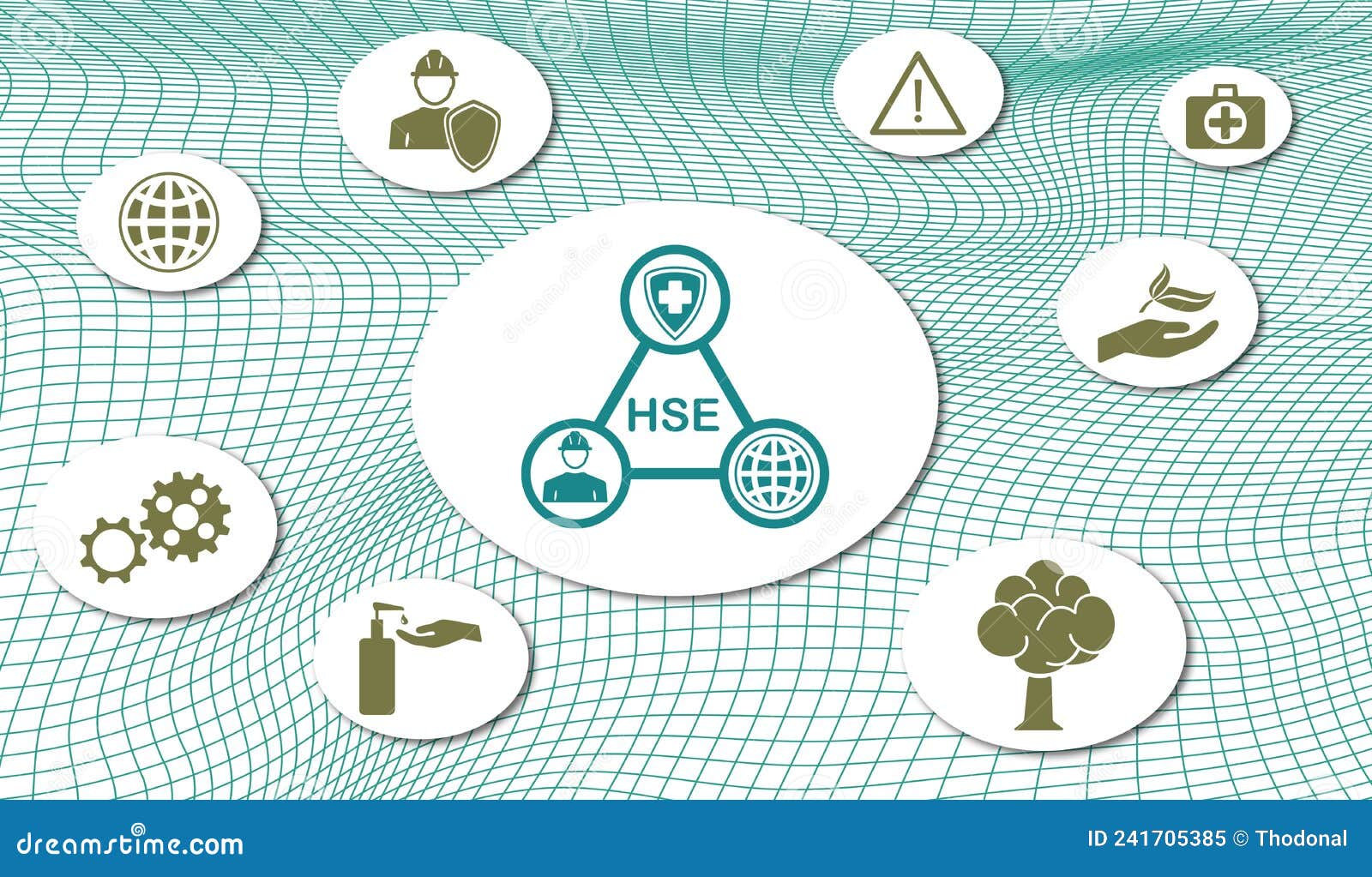 Concept of hse stock illustration. Illustration of requirements - 241705385