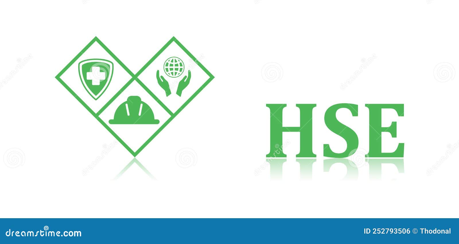 Concept of hse stock illustration. Illustration of workplace - 252793506