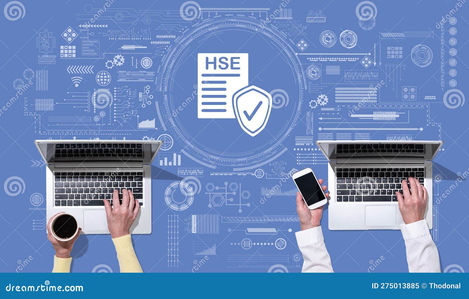 Concept of hse stock illustration. Illustration of safety - 275013885