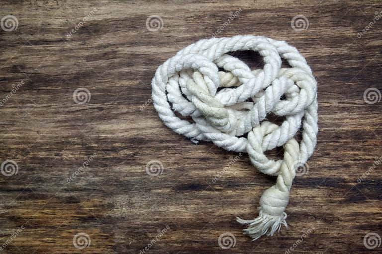 Concept of the Human Brain As a Twisted Rope Stock Photo - Image of ...