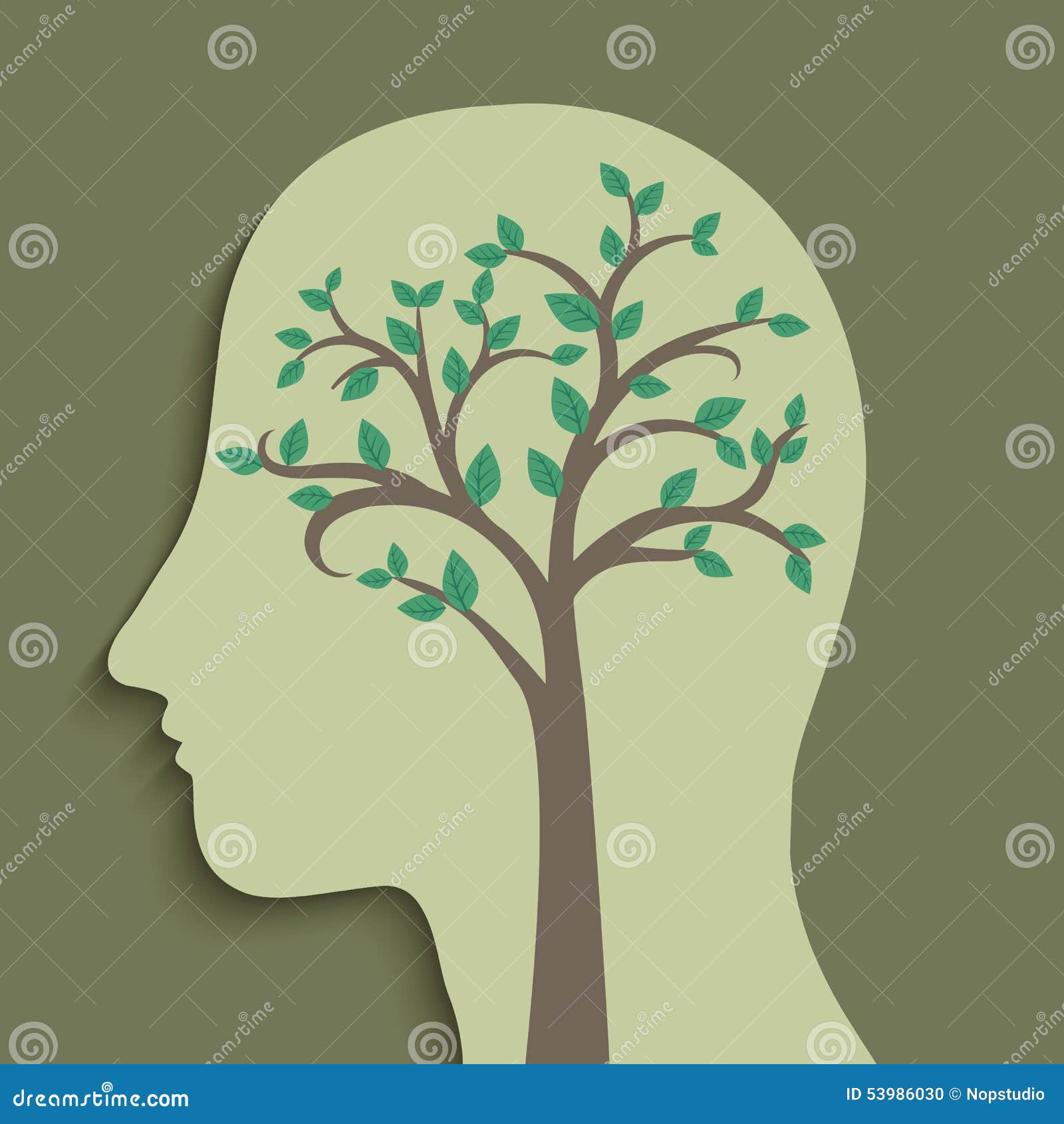 Concept of the Human Brain System Stock Vector - Illustration of ...